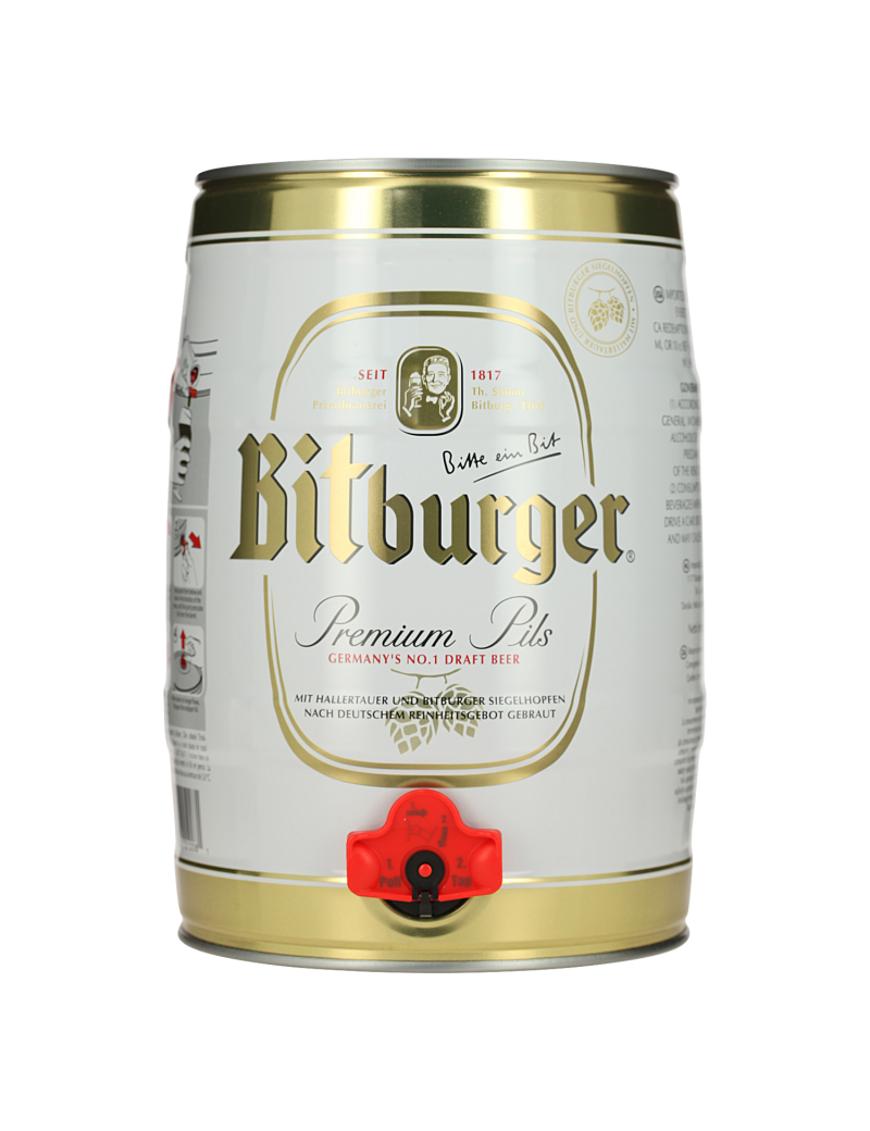 BITBURGER 5L 4.8% - Boutique de Nancy Sud - Mille et une bières